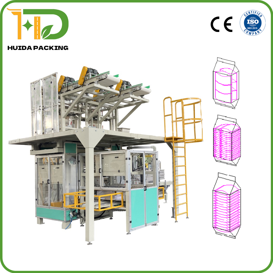 Huida Automatic Bag in Bag Baler / Baling Machine for Secondary Filling ...