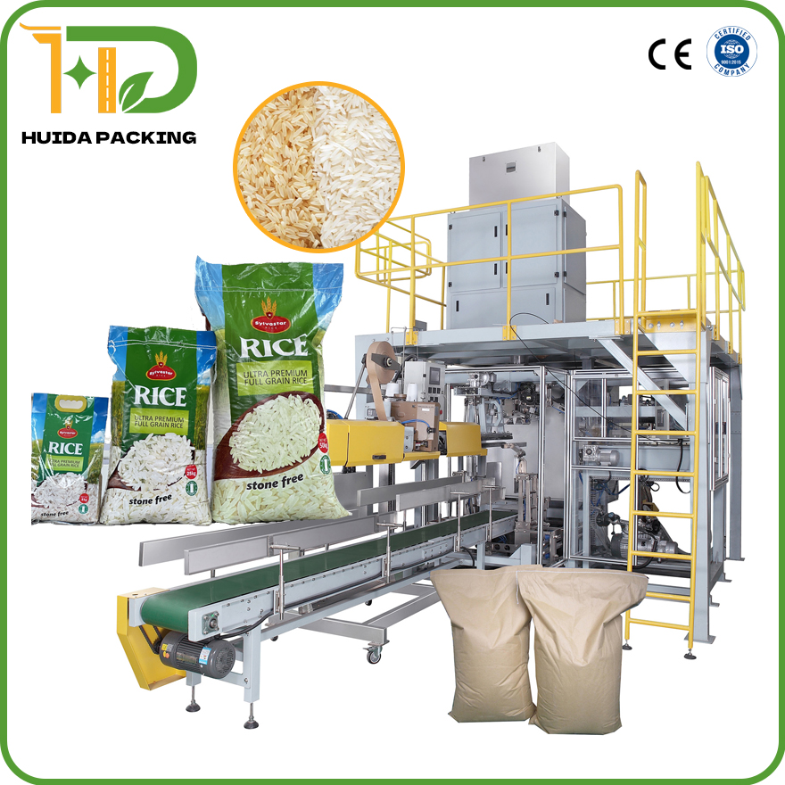 25kg Plastic Bag Bagging Machine Rice Filling Machine 25 kg Rice ...