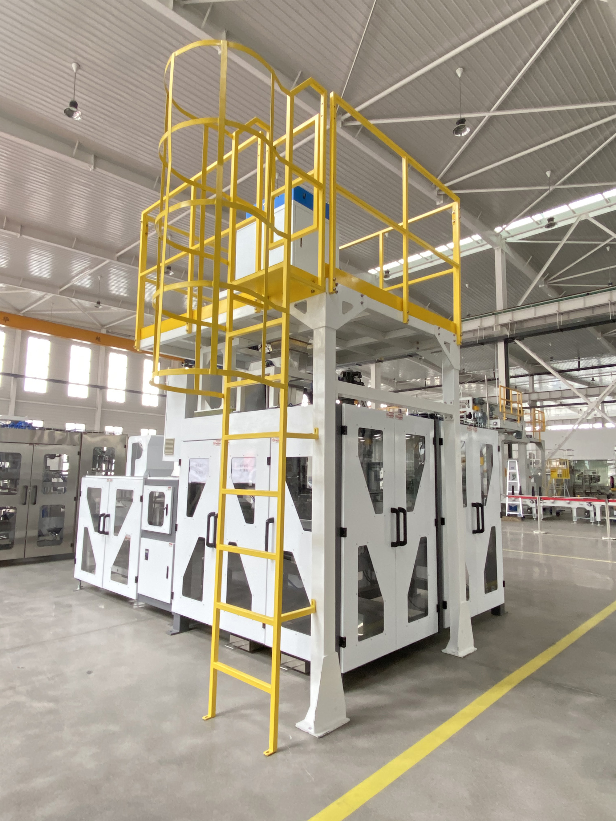 Automatic Bagging Machine for Open Mouth Woven Raffia Bags, Non ...